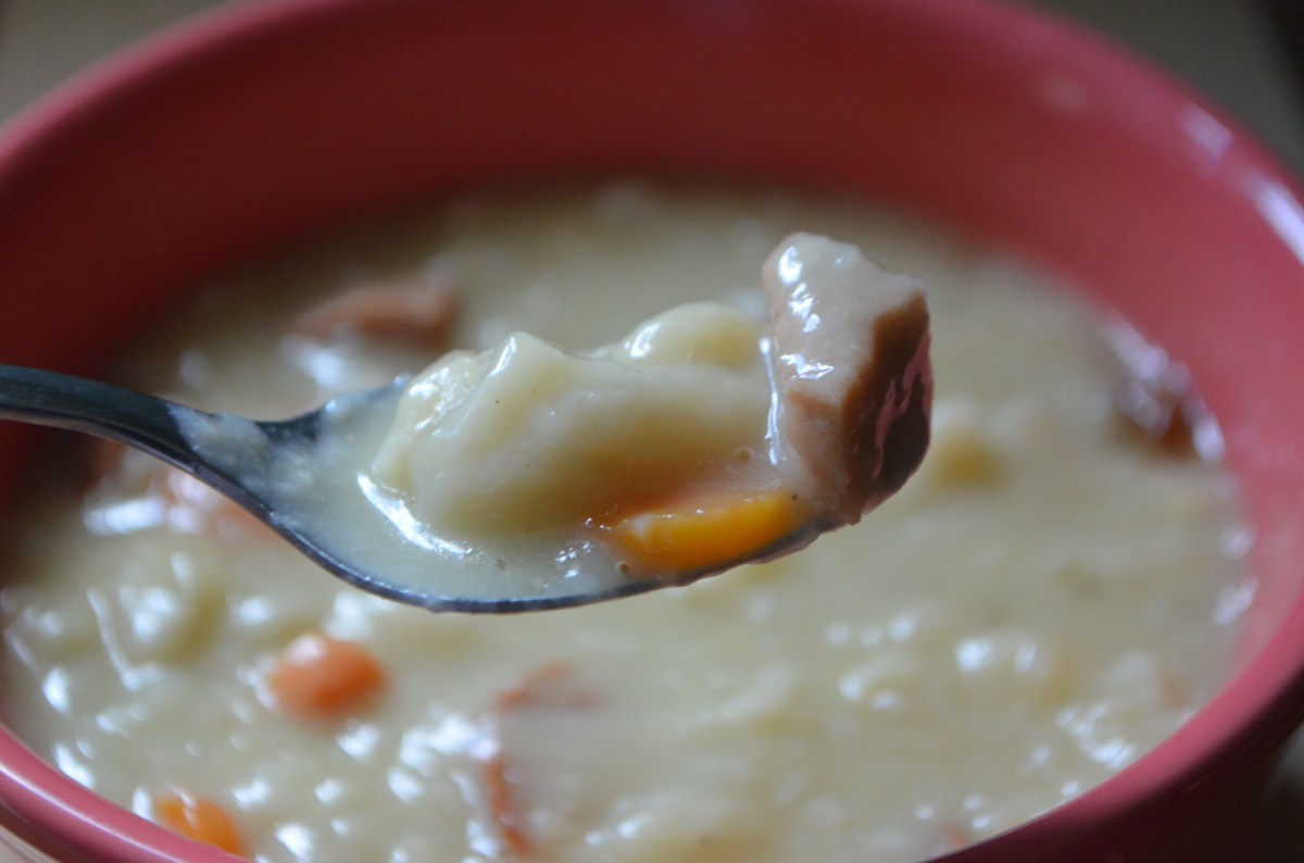 Vegan Rivel Soup | Avocados and Ales