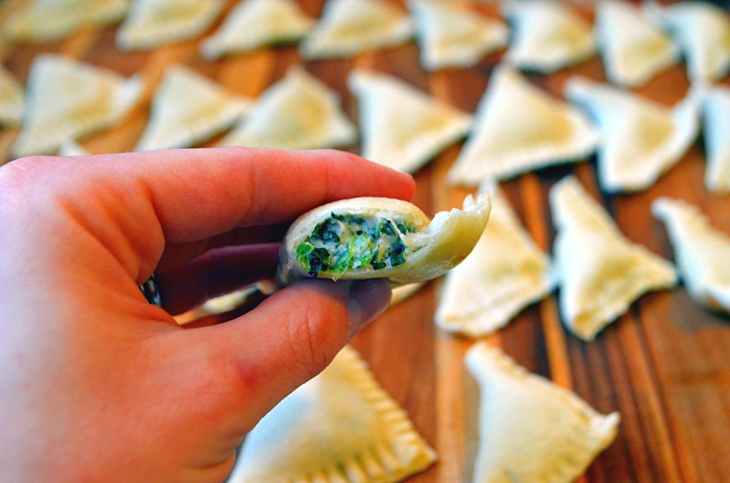 Ravioli with Cashew Spinach Ricotta | Avocados and Ales