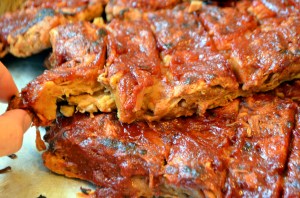 BBQ Jackfruit Ribs | Avocados and Ales