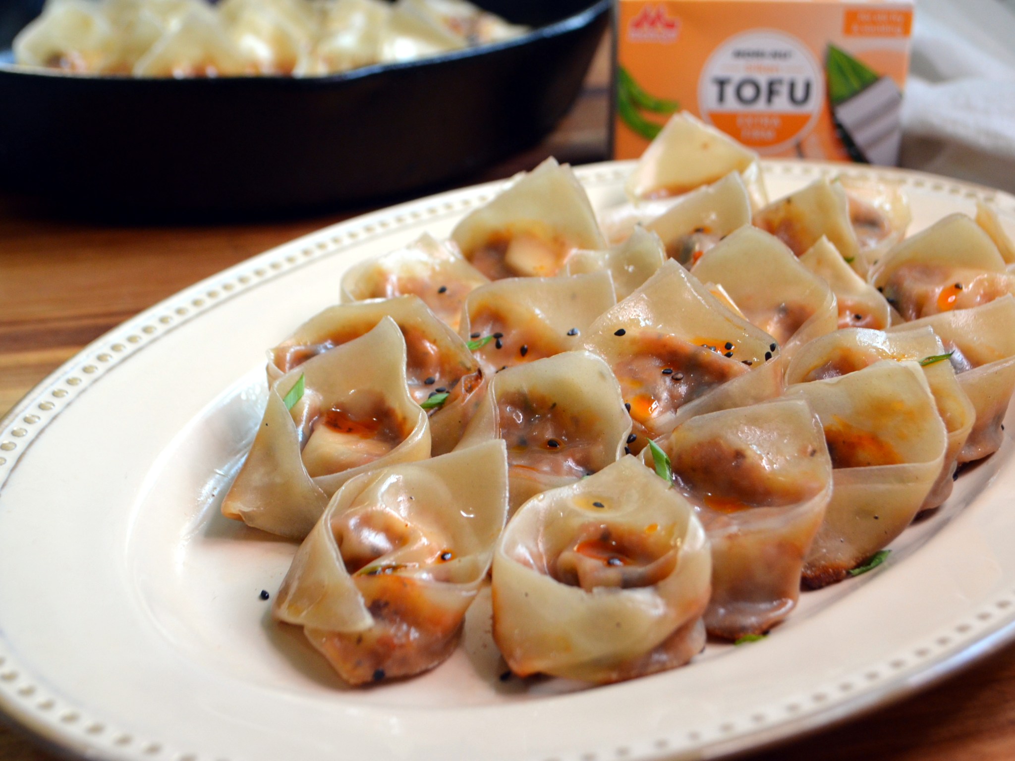 Mapo Tofu Inspired Dumplings | Avocados and Ales